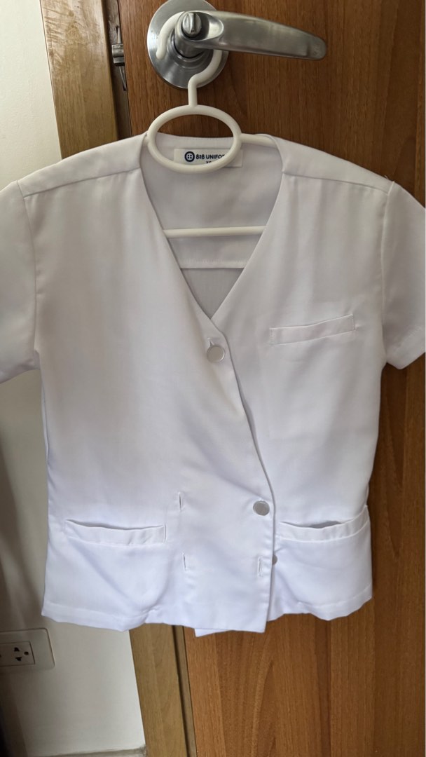 White Uniform Womens Top by 828 Uniforms, Women's Fashion, Dresses ...