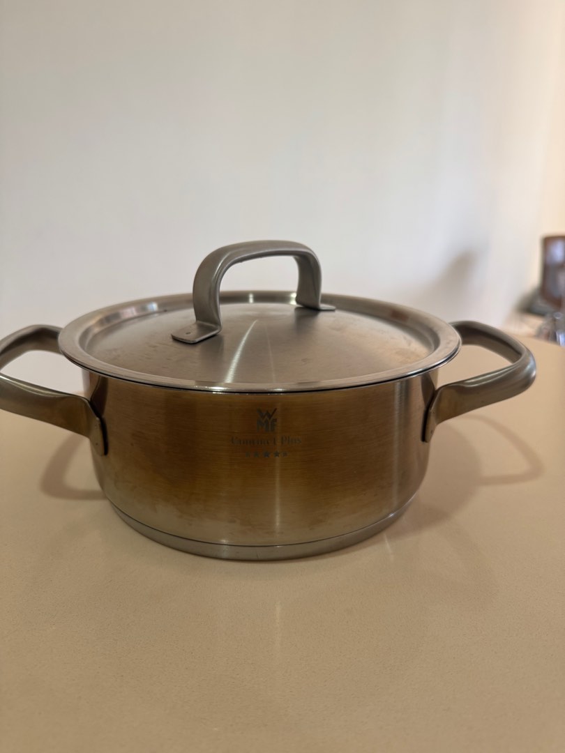 WMF Stainless Steel Pot (Gourmet Plus) (20cm), Furniture & Home Living ...
