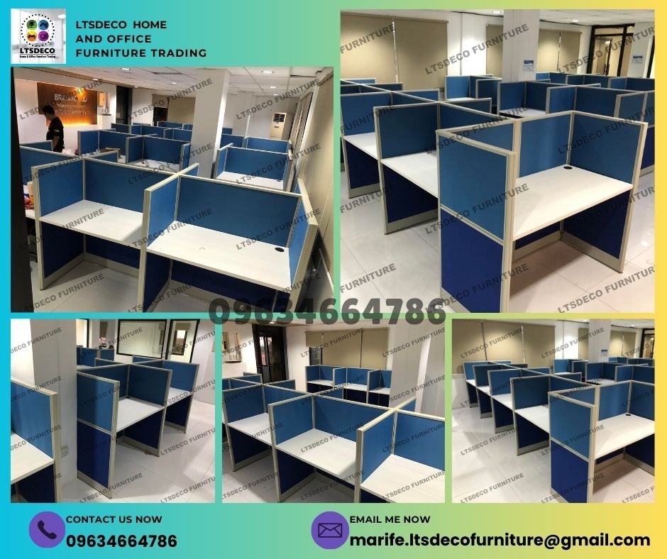 workstation modular tables office partition furniture, Furniture & Home ...