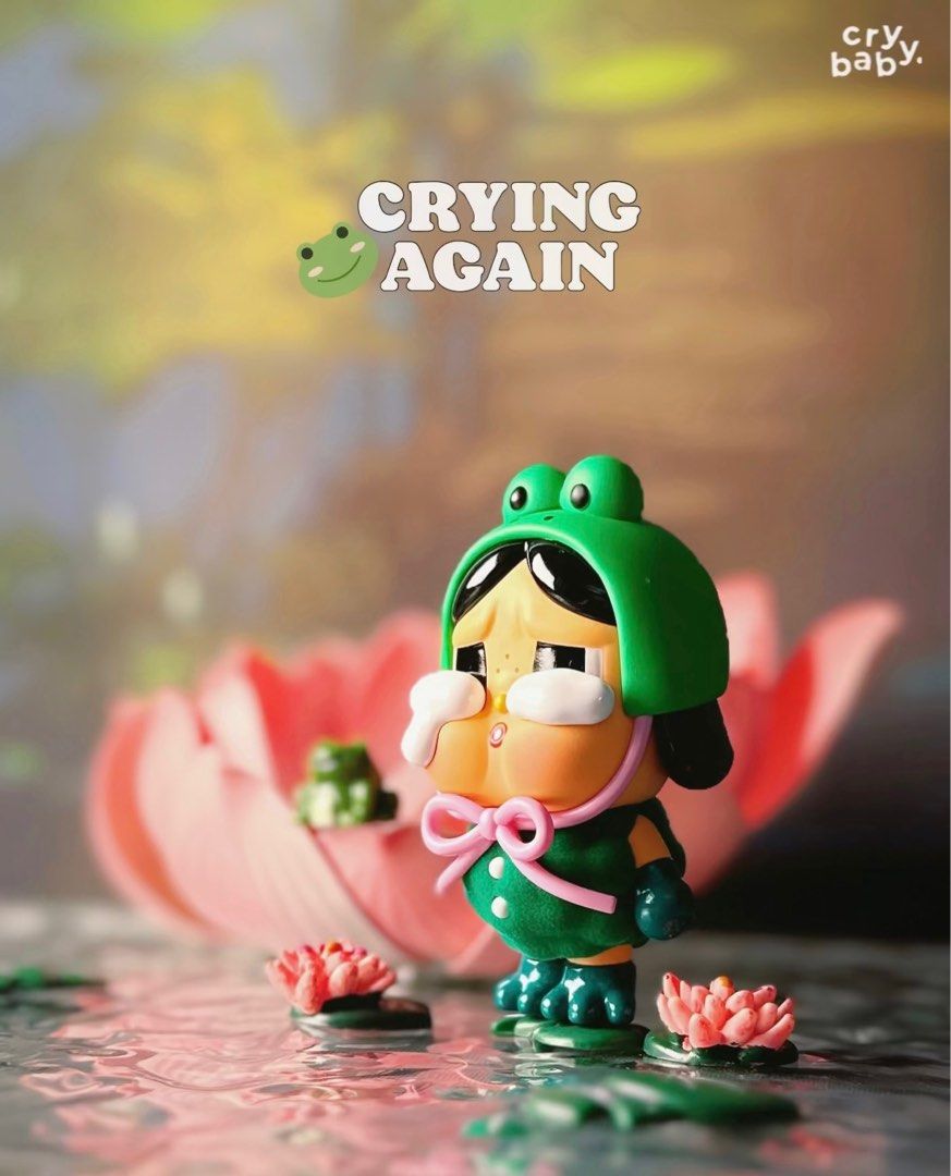 WTT/WTS POPMART CRYBABY CRYING AGAIN WHAT A FROG [Looking for Baby ...