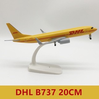 1:250 20cm DHL Airlines B737 Plane Model Airplane Diecast Metal ...