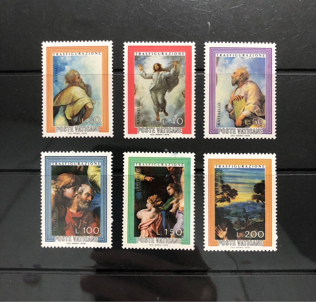 1976 Poste Vaticane Trasfigurazione Mint stamp set, Hobbies & Toys ...