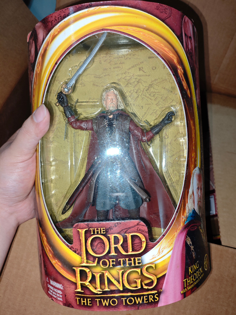 2002 Lord of the Rings KING THEODEN The Two Towers Action Figure Toy ...