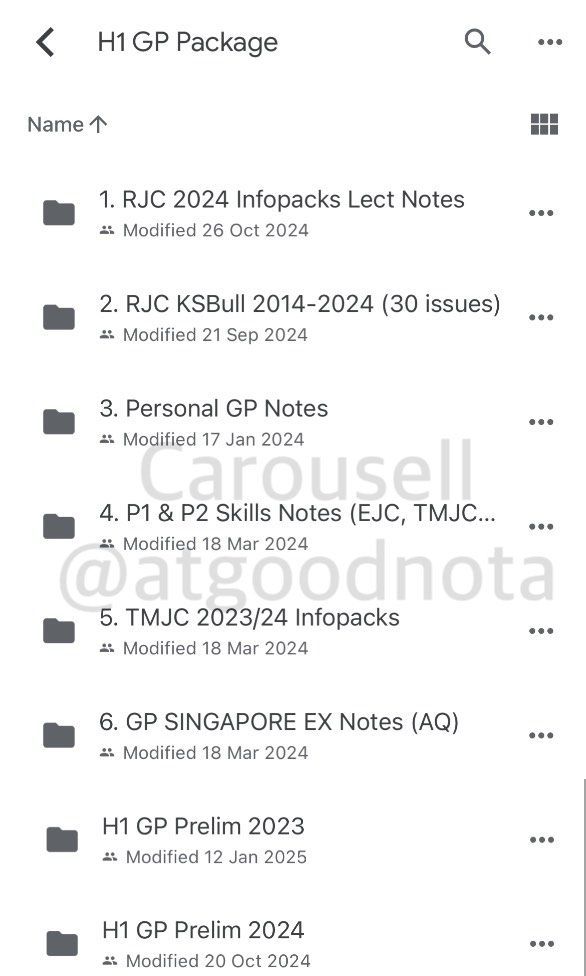 🥇[2025] H1 GP General Paper JC A Level 8881 Package RJC RI Raffles VJC ...