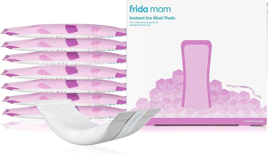 5x Frida Mom Instant Ice Maxi Perineal Pads, Babies & Kids, Maternity ...