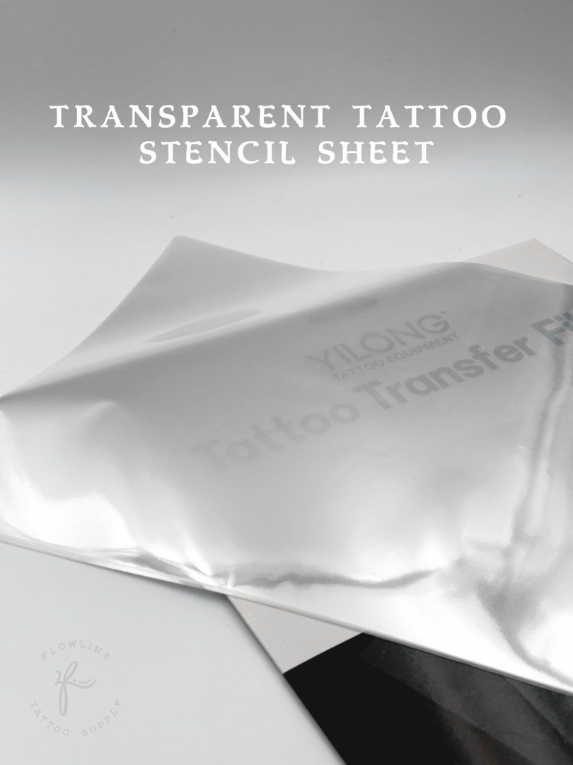 50PCSTattoo Transparent STENCIL Film, Hobbies & Toys, Stationery ...