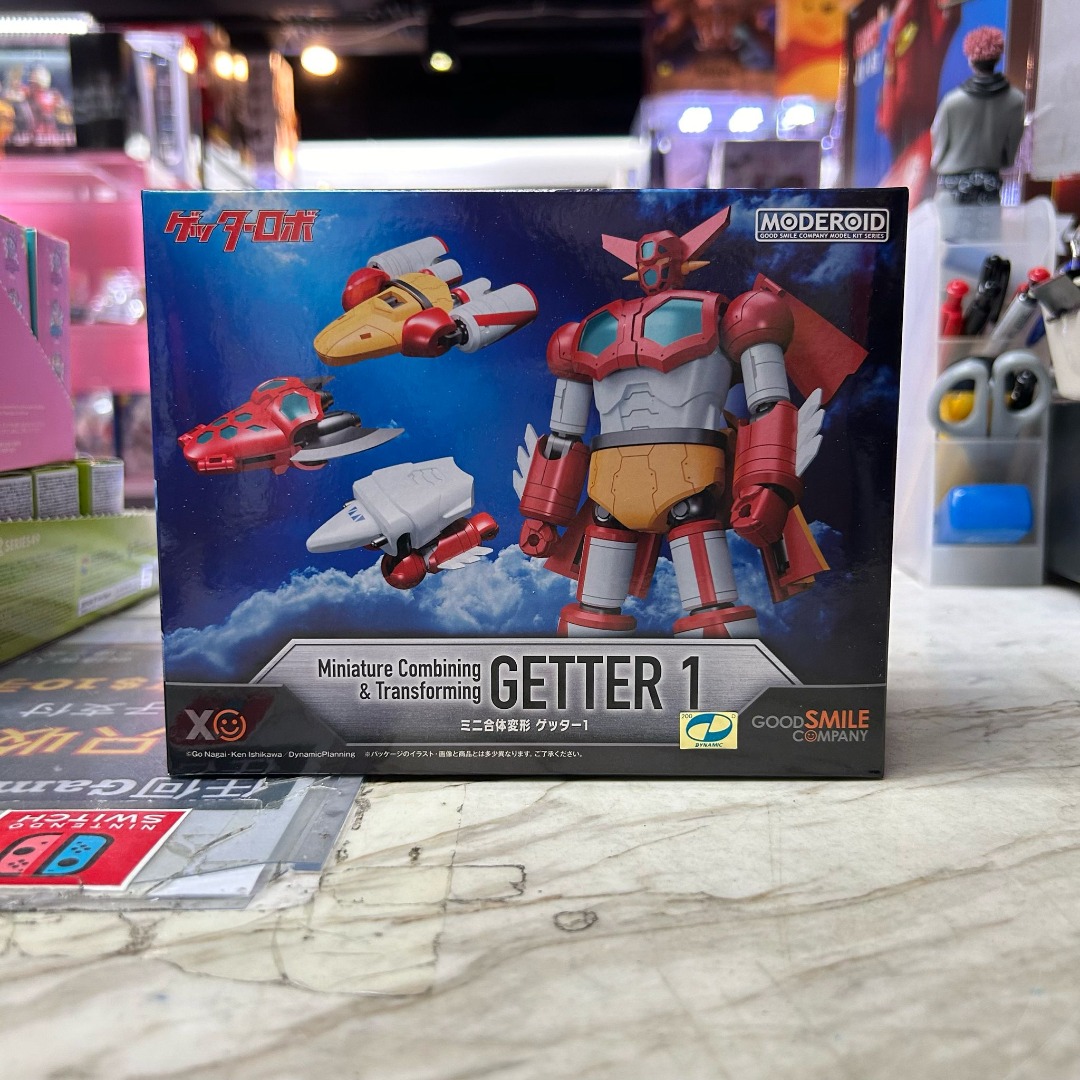 （旺角家樂坊9樓門市現貨）Good Smile GSC MODEROID Miniature Combining & Transforming Getter 1 迷你合體變形 三一萬能俠 1號 ...