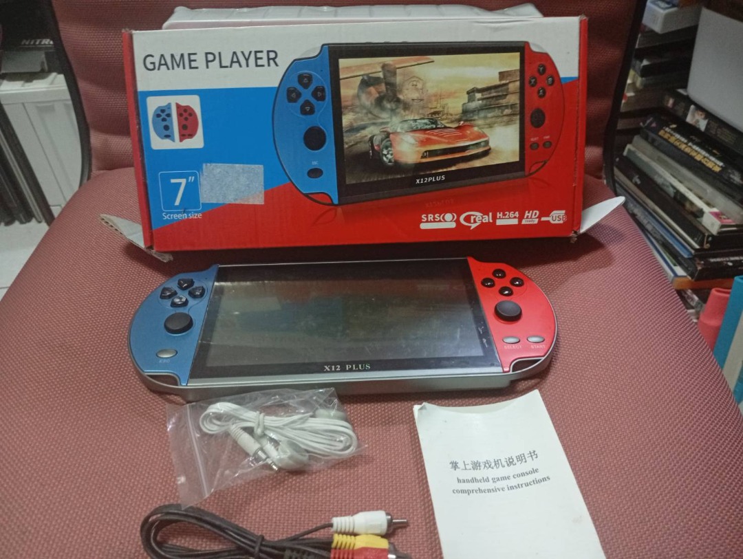 復古掌機 X12 Plus 單機無雙打版本 掌中游戲機 7吋螢幕 16G版 十大模擬器 大型電玩 月光寶盒, 電玩遊戲相關, 電玩主機, 其他 ...