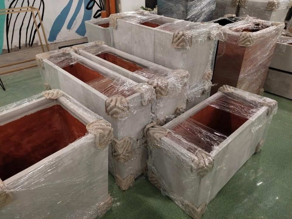 ALINA Glass Fiber Reinforced Concrete (GFRC) Planters Plant box Pots ...