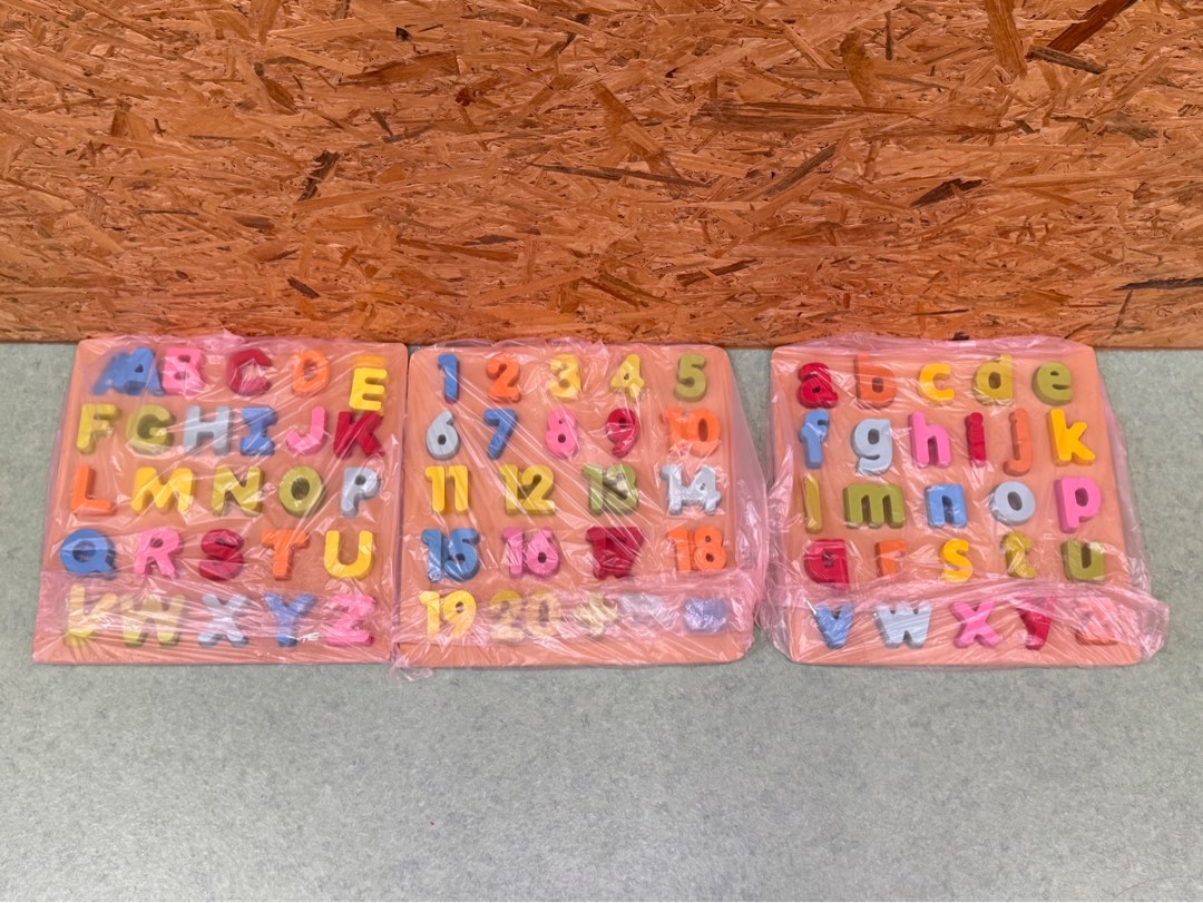 Alphabet / Number matching set, Hobbies & Toys, Toys & Games on Carousell