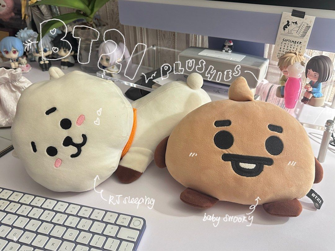 [authentic] bt21 bts rj + shooky soft toys plushies, Hobbies & Toys ...