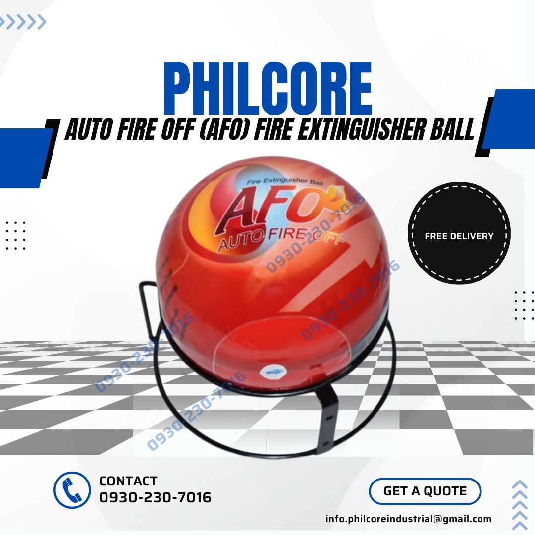 Auto Fire Off (AFO) Fire Extinguisher Ball, Fire Alarm, Fire ...