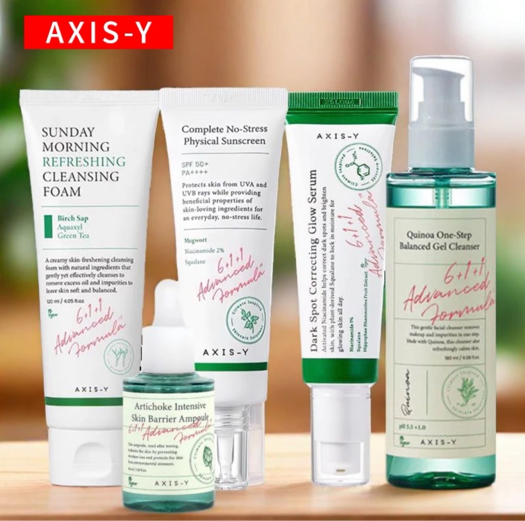 AXIS - Y Complete skincare set || Sunday morning cleansing foam || skin ...