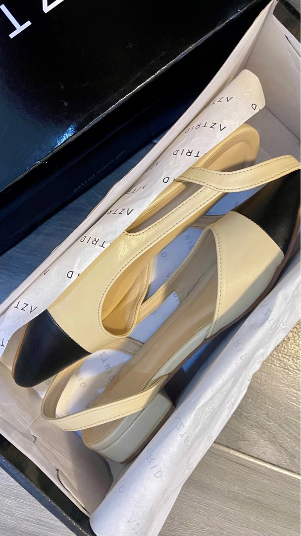 Aztrid Beige Heels, Women's Fashion, Footwear, Heels on Carousell