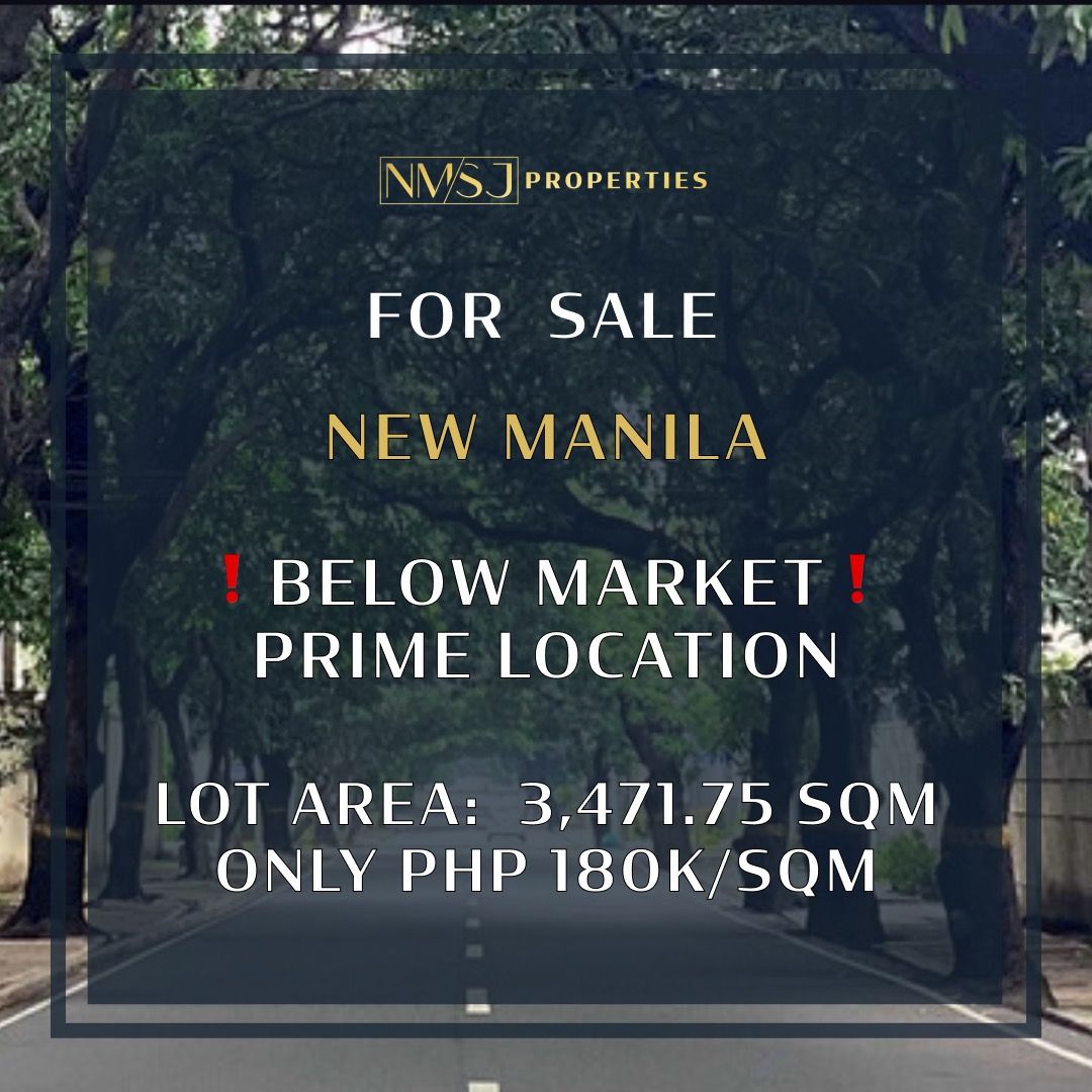 Below Market Lot For Sale Prime Location of New Manila Quezon City ...
