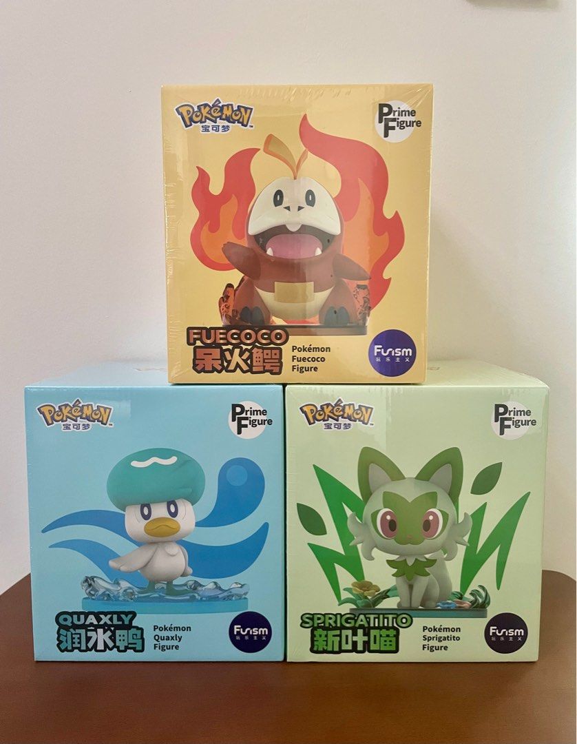 [BNIB] Pokemon x Funism Miniso Prime Figure - Fuecoco / Sprigatito ...