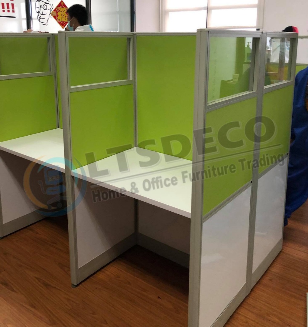 BPO CUBICLE TABLE OFFICE PARTITION, Furniture & Home Living, Office ...