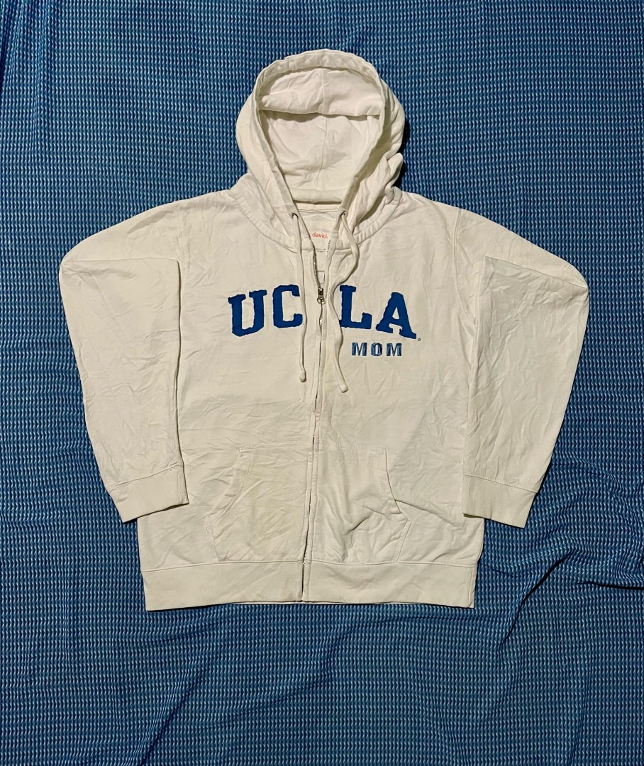 Camp David UCLA MoM White Hoodie, Men's Fashion, Tops & Sets, Hoodies ...