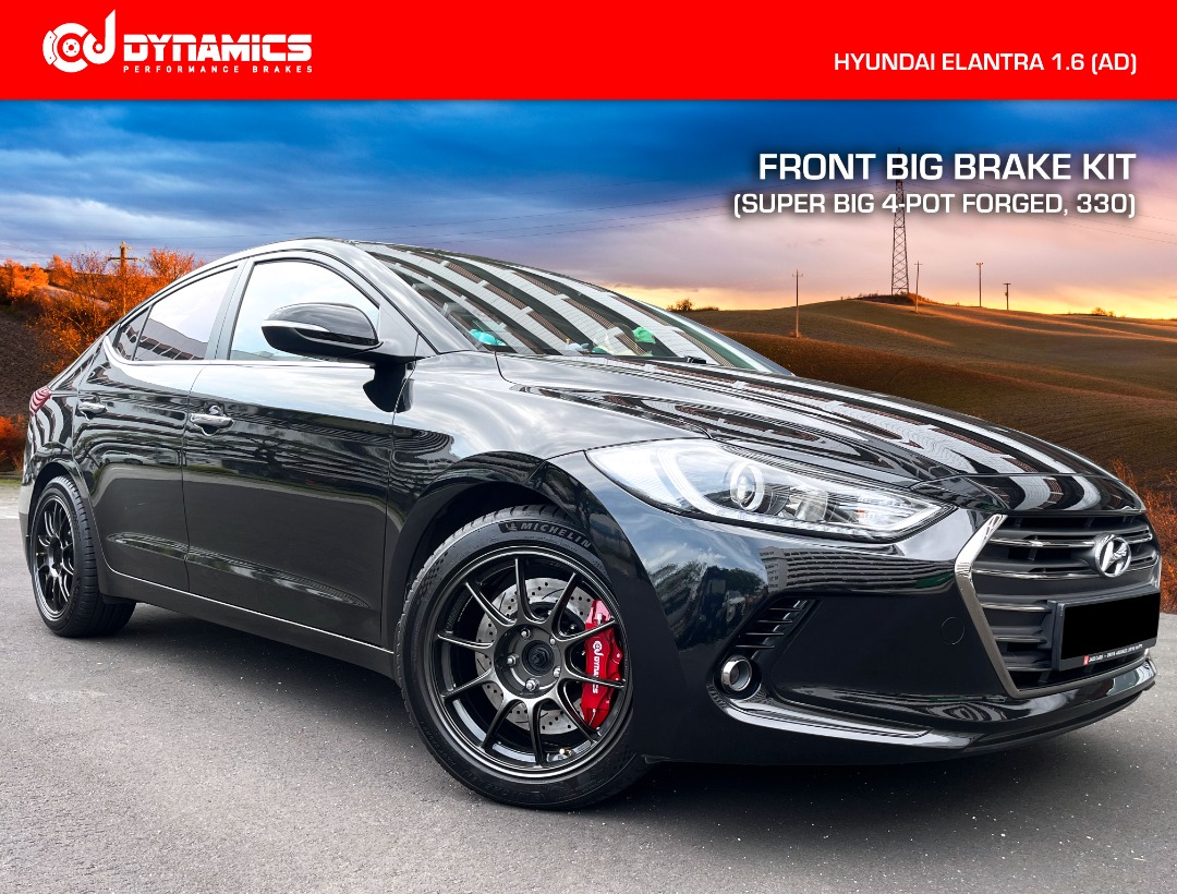 CJ DYNAMICS FRONT BIG BRAKE KIT (SUPER BIG 4-POT FORGED, 330) ON ...