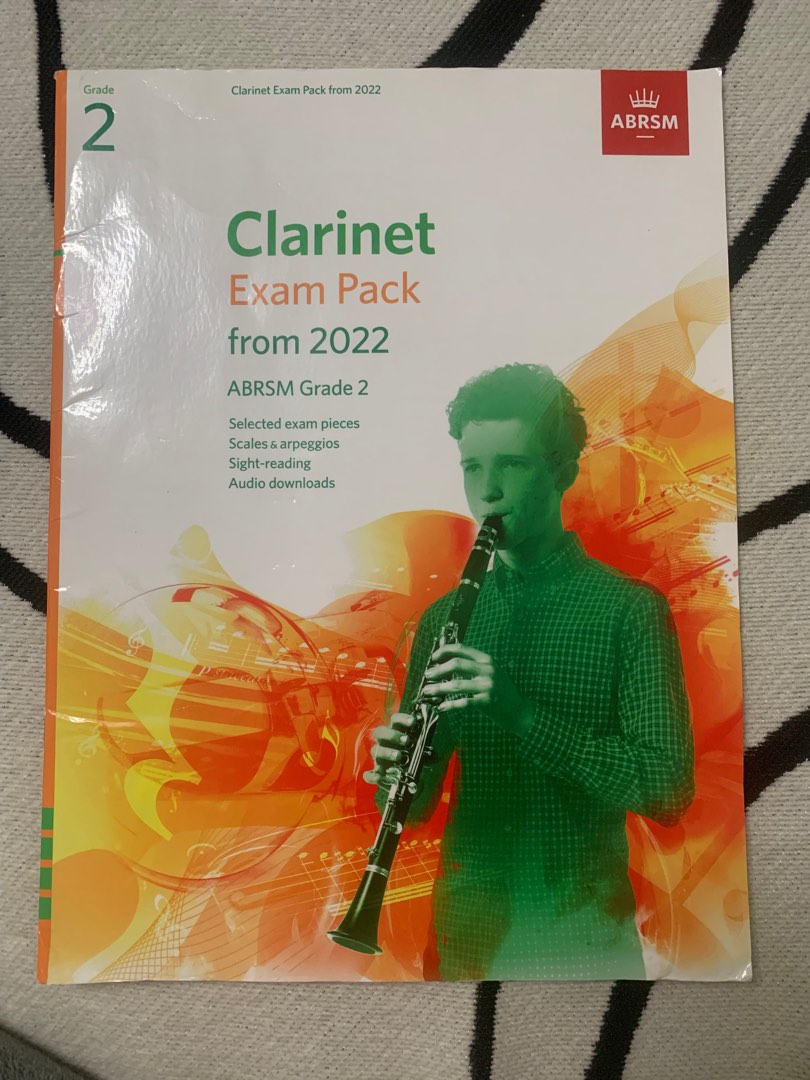 Clarinet Exam Pack from 2022 ABRSM Grade 2, 興趣及遊戲, 書本 & 文具, 教科書 - Carousell