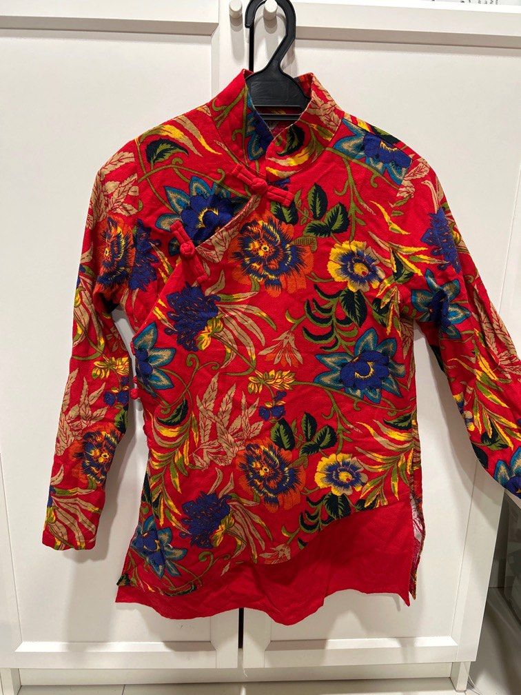 CNY premium material ethnic tribal traditional Chinese new year samfu ...