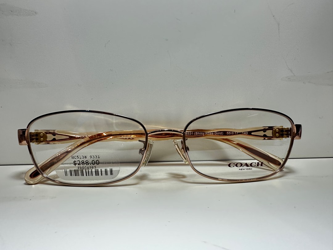 Coach HC5138 rose gold spectacle frame, Women's Fashion, Watches ...