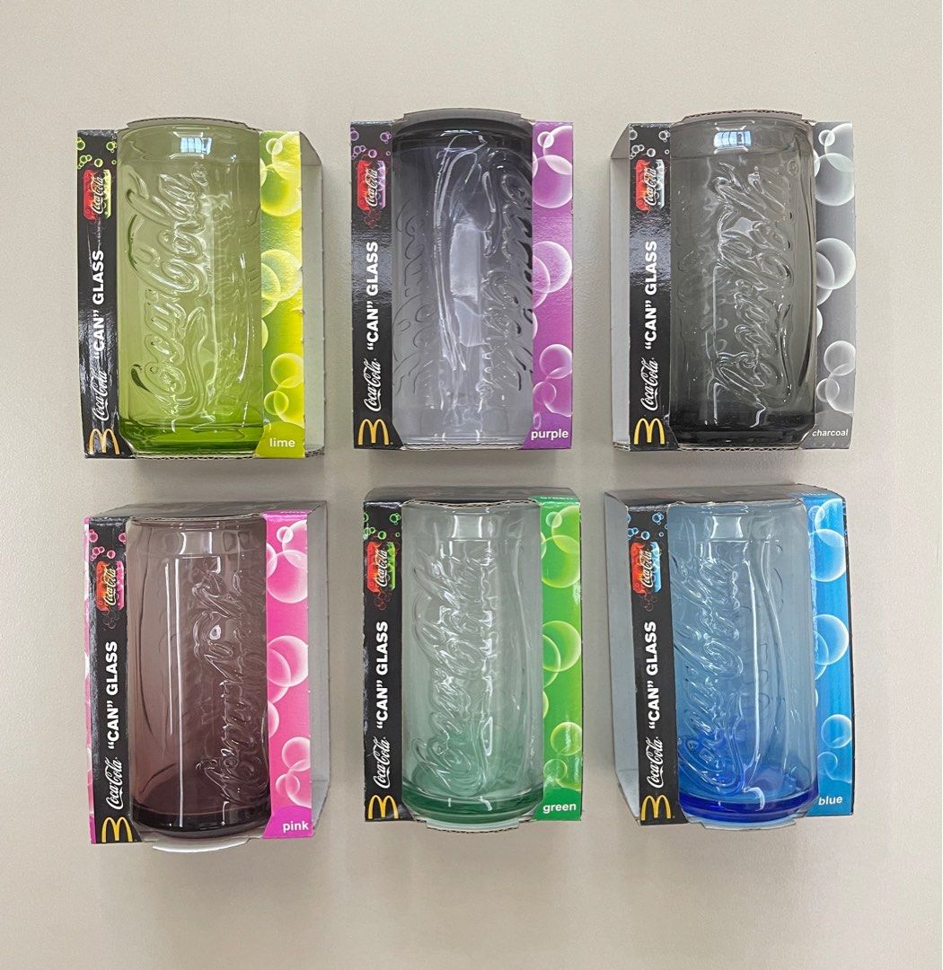 Coca Cola Can Glass by Mcdonalds 2011 - Complete Set 6, Hobbies & Toys ...