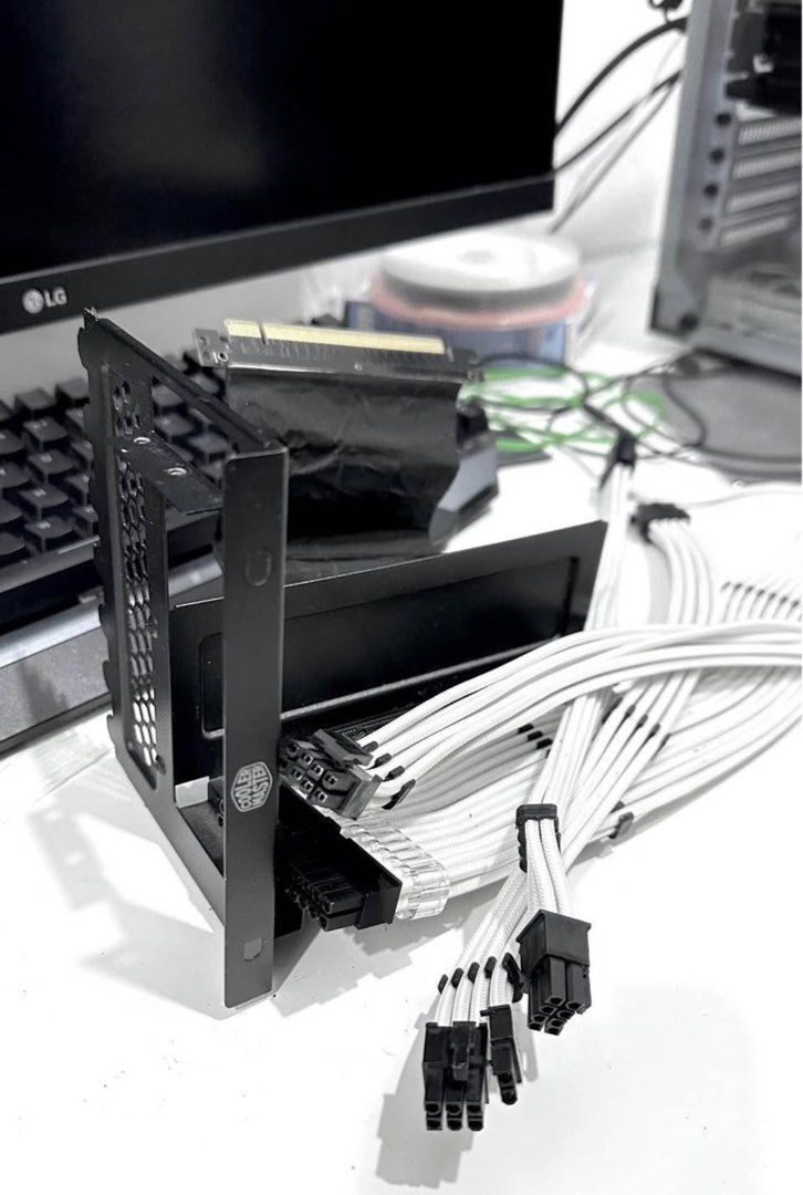 Cooler Master Vertical GPU Holder + 1st Player Premium Sleeve (white ...