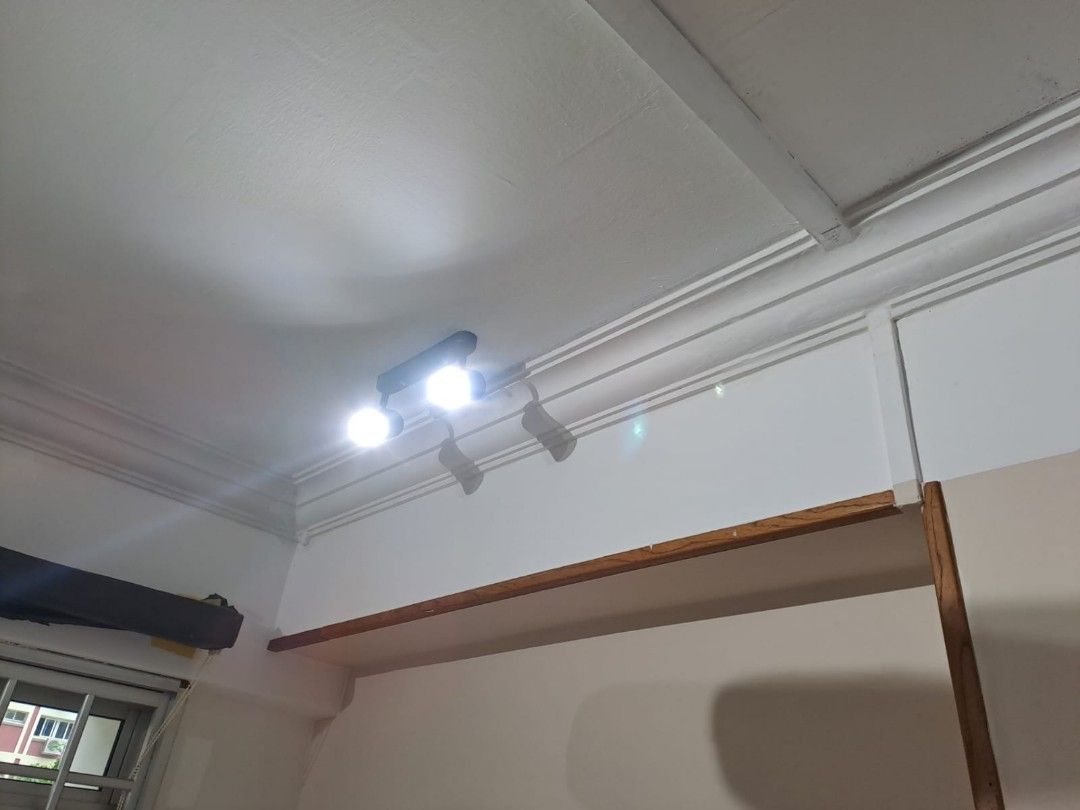 Cornice, toilets pipe boxup, aircon pipe boxup, wall plaster, False ...