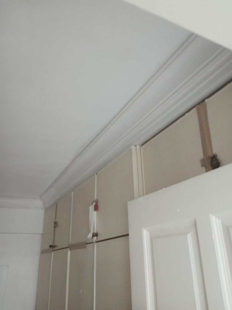 Cornice, toilets pipe boxup, aircon pipe boxup, wall plaster, False ...
