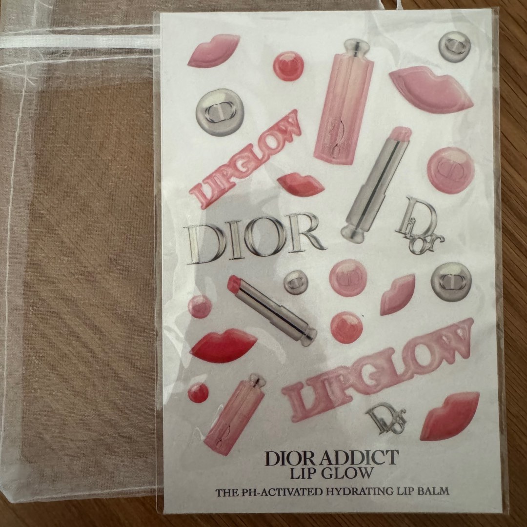 Dior Lip Glow Sticker #makespace, Beauty & Personal Care, Face, Makeup ...