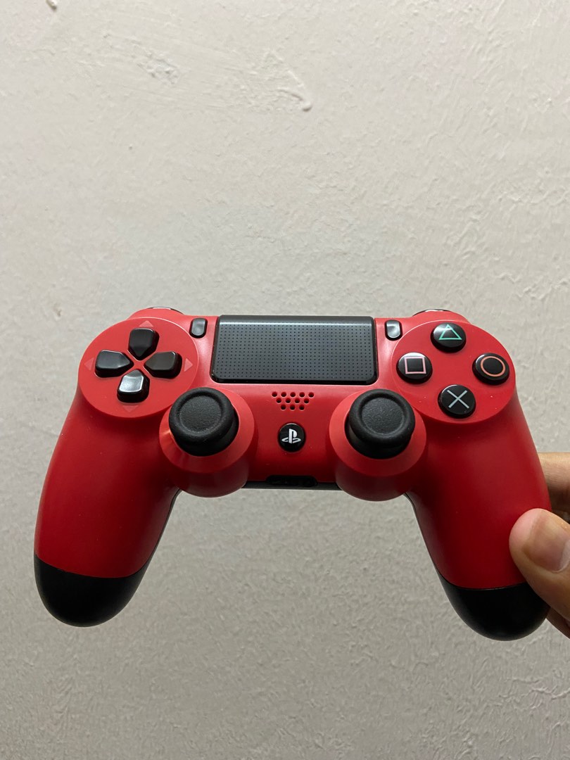 DS4 RED V1 ORIGINAL (CONTROLLER PS4), Video Gaming, Gaming Accessories ...