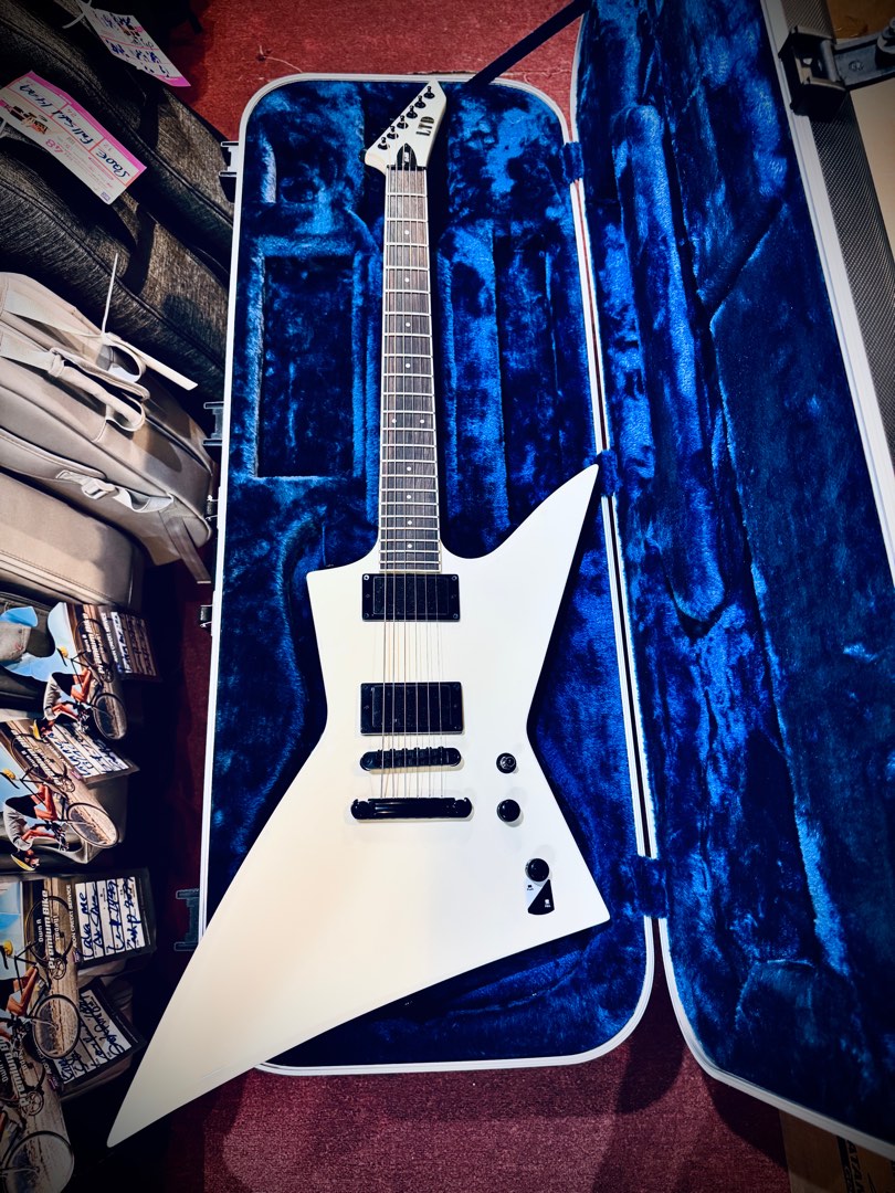 ESP LTD EX-200 Solidbody Electric Guitar - Olympic White, Hobbies ...