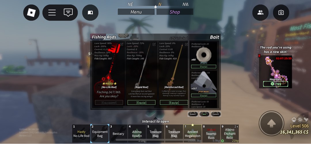 fisch roblox account, Video Gaming, Gaming Accessories, Game Gift Cards ...