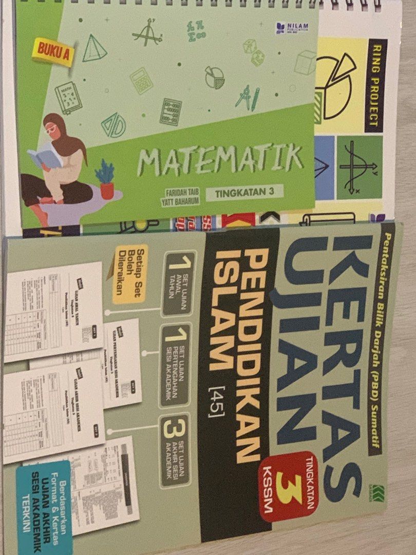 form 3 exercise books , buku latihan , buku nota tingkatan 3 , refer to ...