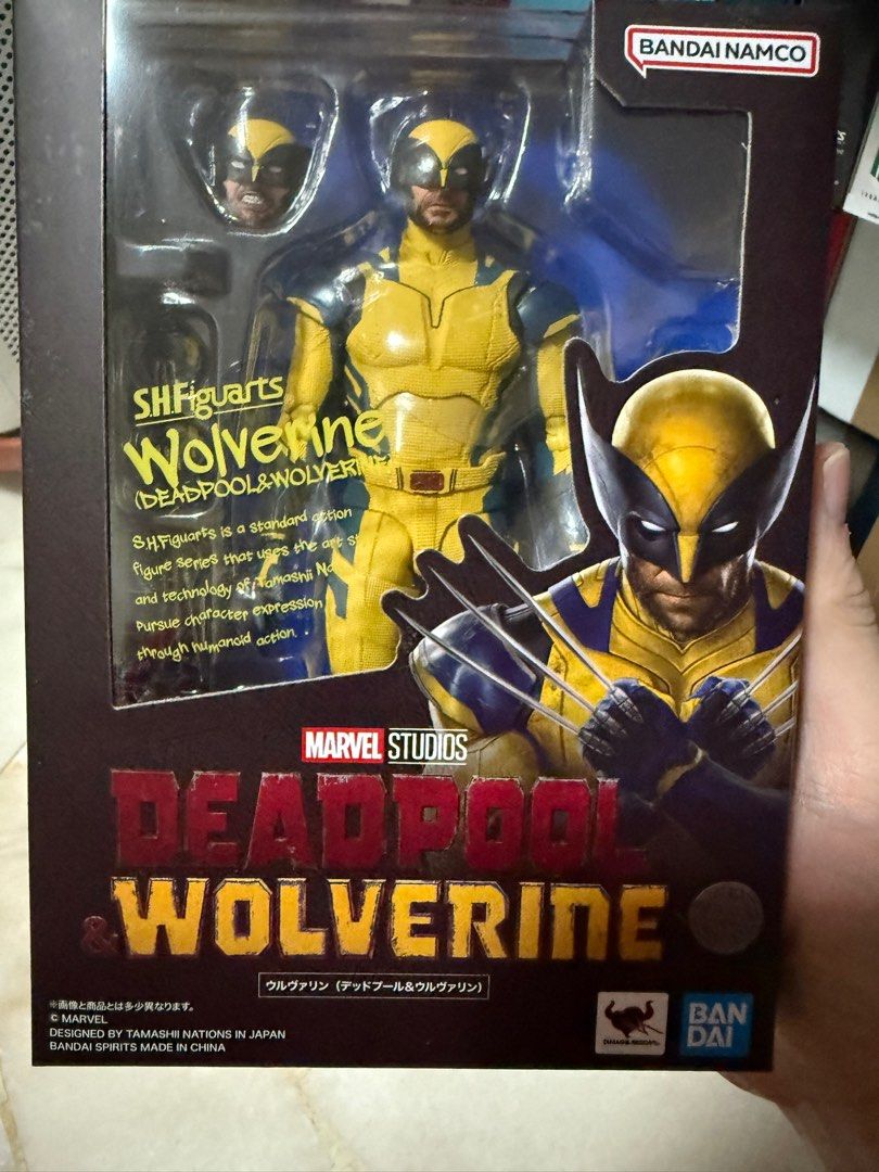 (FREE COURIER) SHF SH FIGUARTS WOLVERINE FROM MARVEL STUDIOS DEADPOOL ...