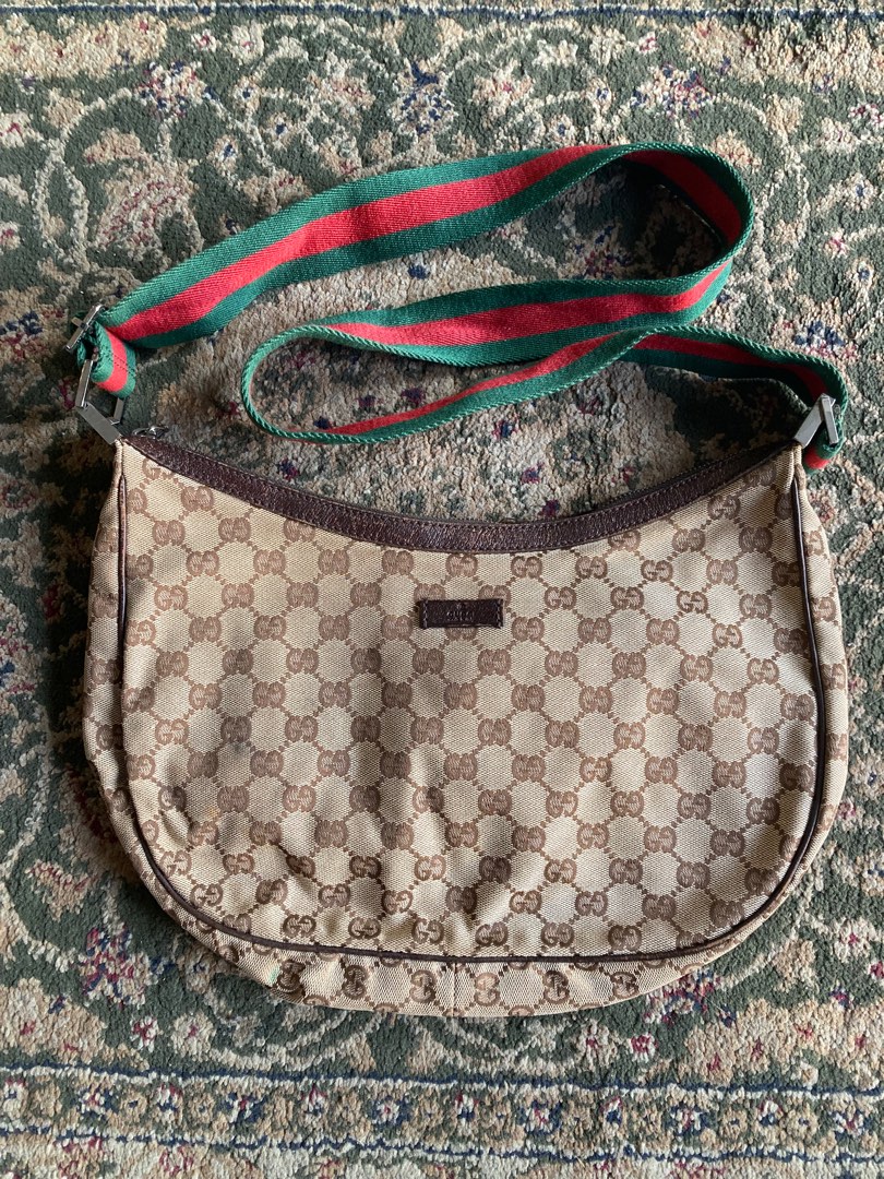 Gucci Sherryline Monogram Sling, Luxury, Bags & Wallets on Carousell