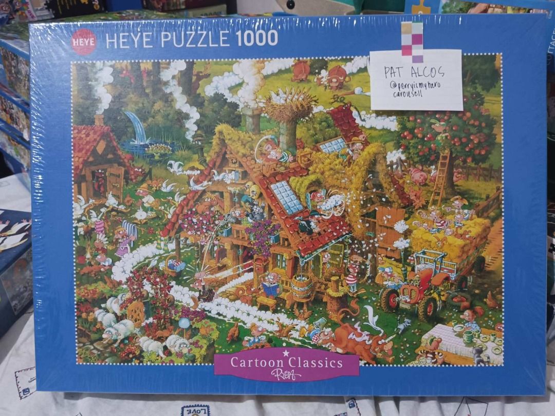 HEYE Cartoon Classics, Jigsaw Puzzle - Funny Farm - Michael Ryba, 1,000 ...