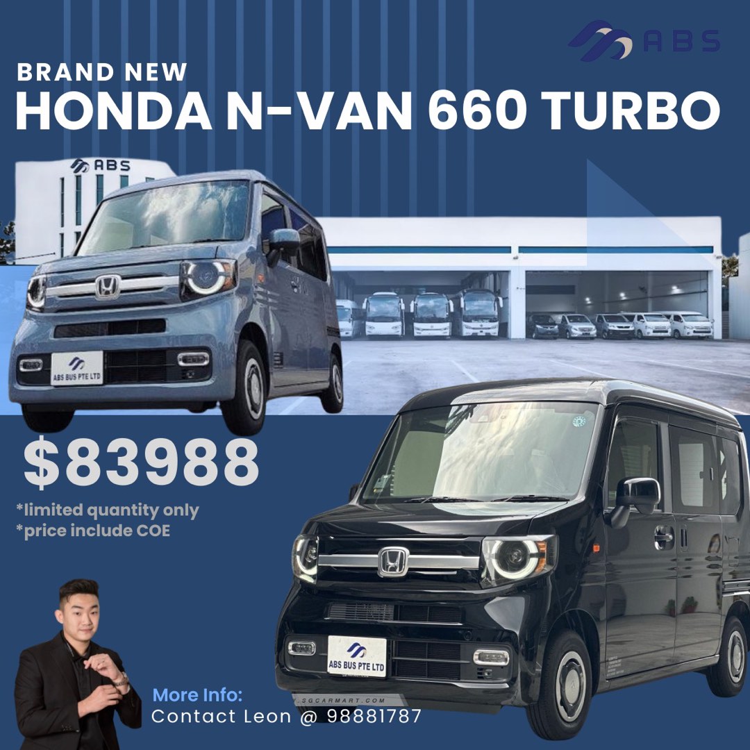 Honda N-Van Petrol 660 Turbo Style Fun Honda Sensing (A), Cars, Used Cars on Carousell