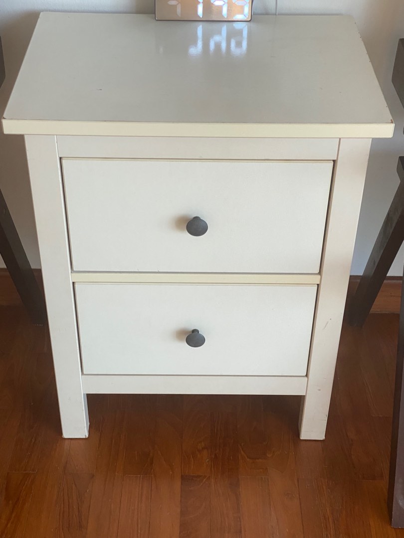IKEA Bedside Table Hemmes, Furniture & Home Living, Furniture, Tables ...