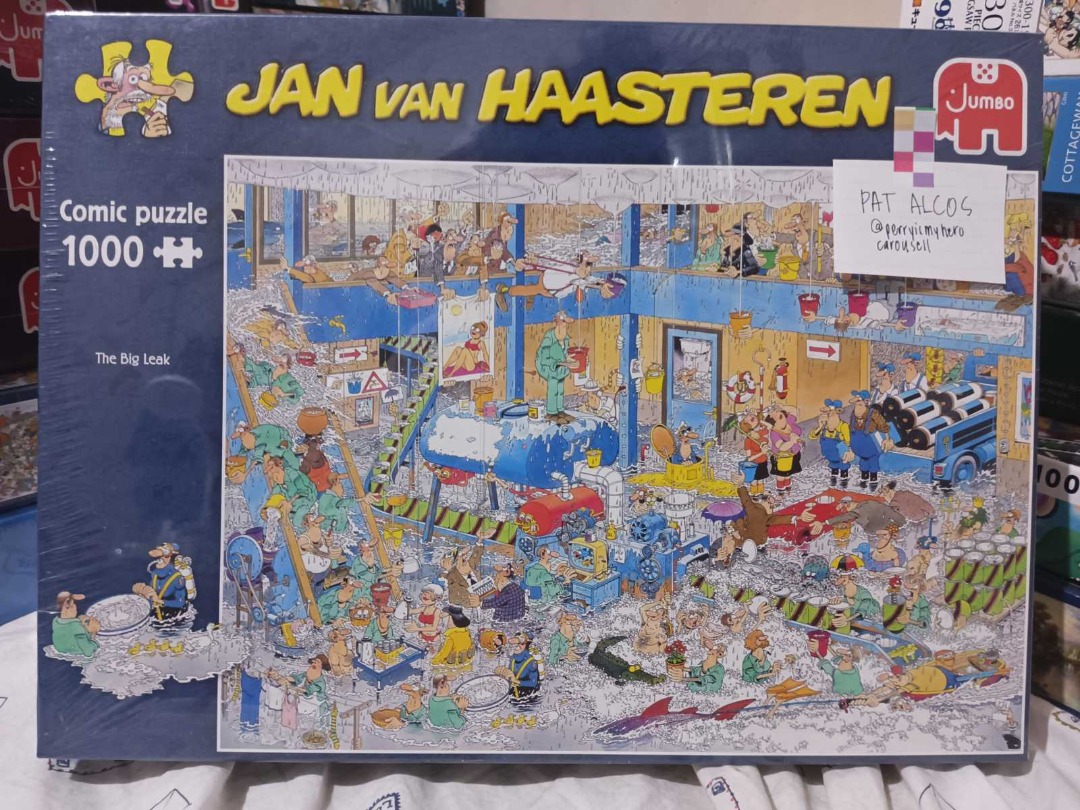 Jan Van Haasteren (JVH) Jigsaw Puzzle 1,000 Pieces - The Big Leak ...