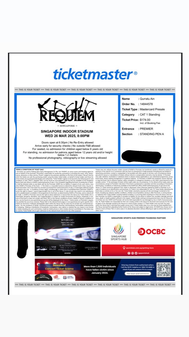 Keshi REQUIEM Standing Pen A, Tickets & Vouchers, Event Tickets on ...