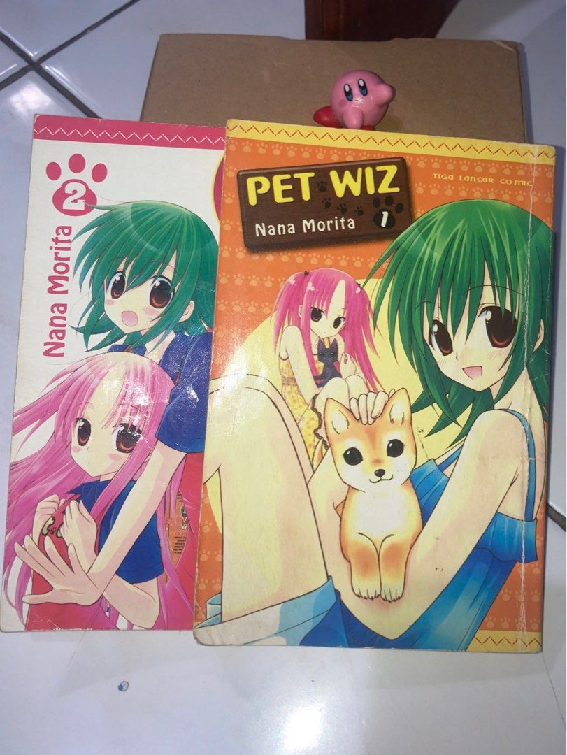Komik Manga 4-koma Pet Wiz by Nana Morita Vol 1-2, Buku & Alat Tulis, Komik dan Manga di Carousell
