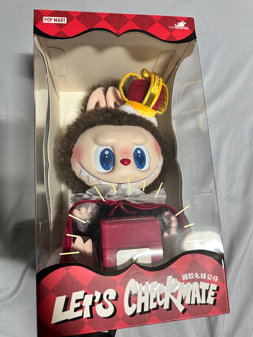 Labubu Checkmate King, Hobbies & Toys, Toys & Games on Carousell