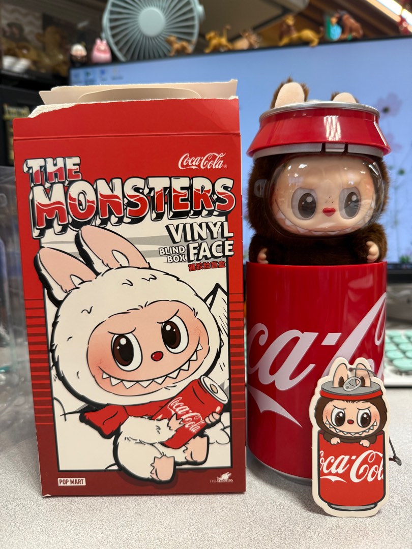 Labubu Cola Vinyl Face - Secret, Hobbies & Toys, Toys & Games on Carousell
