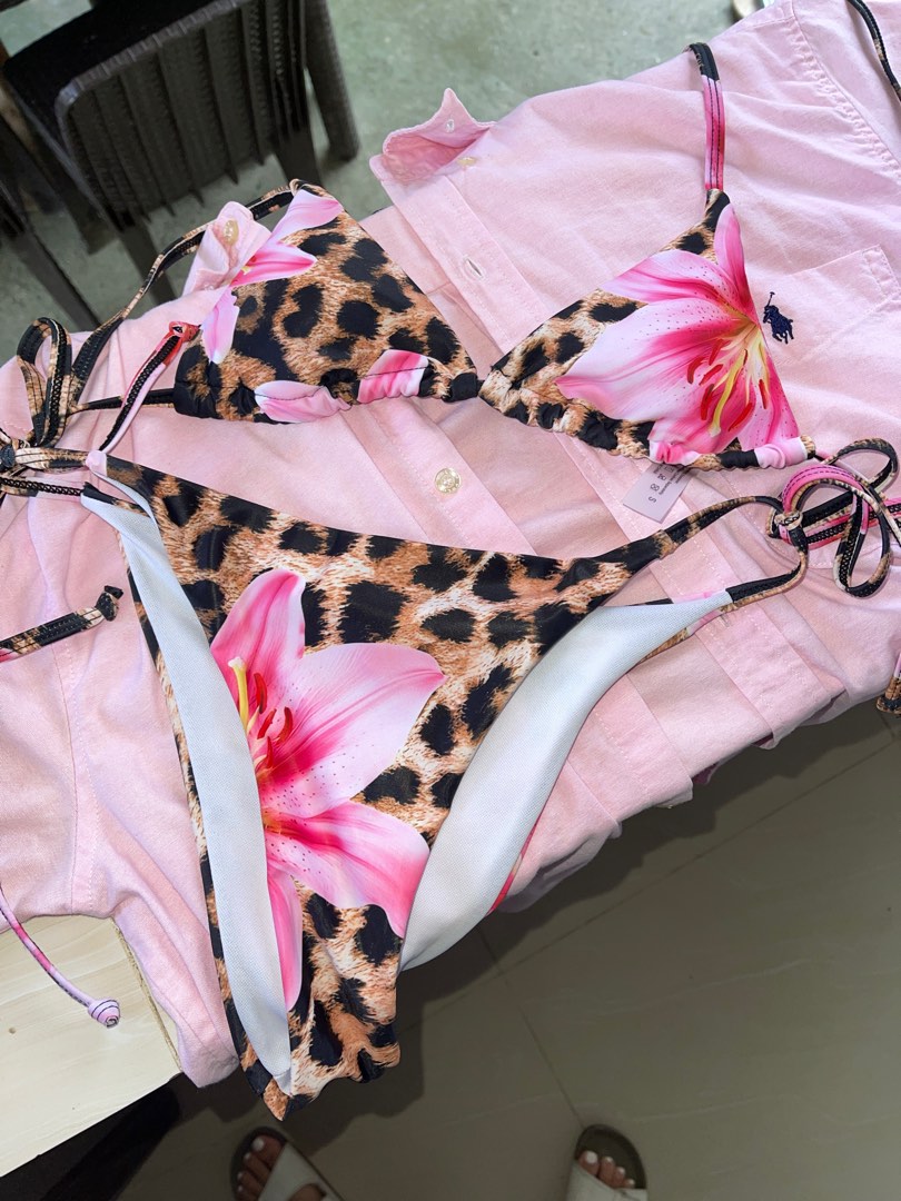 Leopard bikini/ leopard swimsuit, Women's Fashion, Swimwear, Bikinis ...