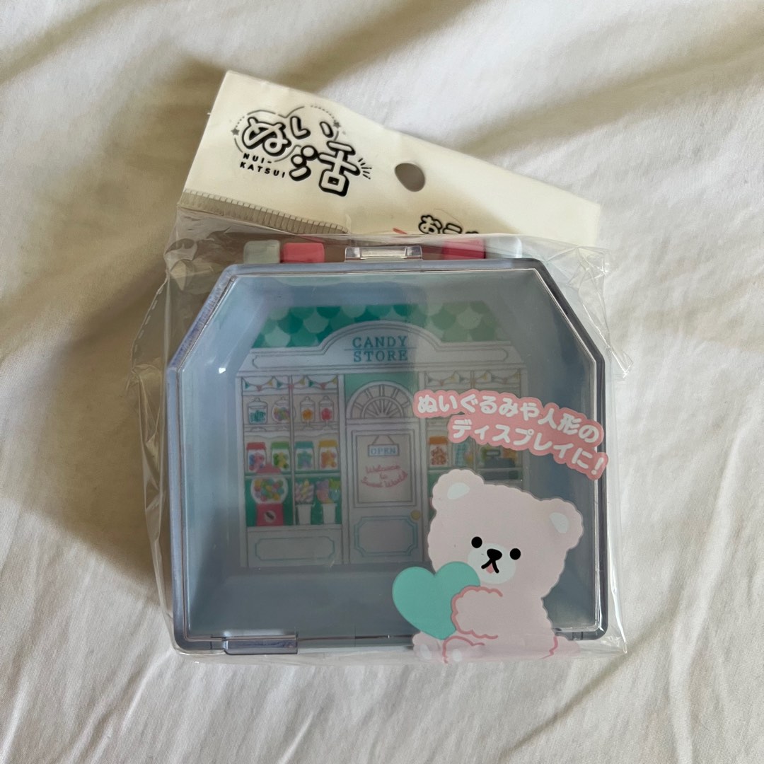 Light Blue Toy Case with Handle, Hobbies & Toys, Toys & Games on Carousell