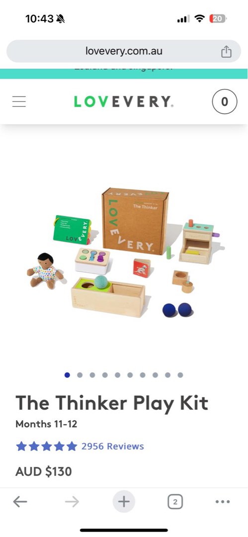 Lovevery - the thinker play kit, Babies & Kids, Infant Playtime on ...