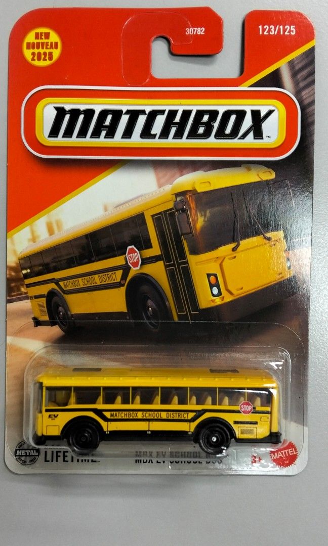 Matchbox MBX EV School Bus, Hobbies & Toys, Toys & Games on Carousell