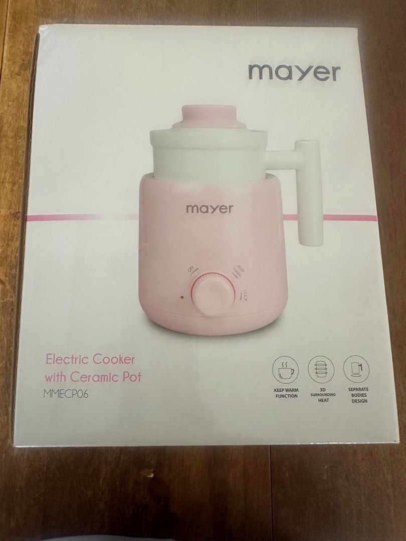 Mayer Electric Cooker with Ceramic Pot, TV & Home Appliances, Kitchen ...